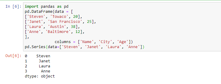 Python Pandas Series Pandas Series Example Pandas Series Tutorial Riset