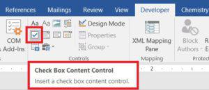 How to create checklist in word with clickable checkbox - PickupBrain ...