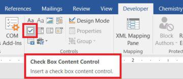 How to create checklist in word with clickable checkbox - PickupBrain ...