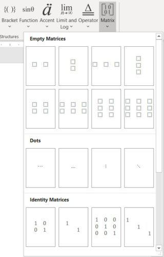 How to type Augmented Matrix in Word? - PickupBrain: Be Smart