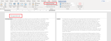 How to Insert Header Only on First Page of Ms Word document ...