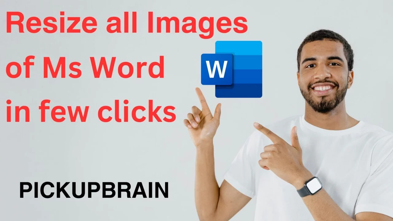 Resize all images in Ms Word to same size with few click - PickupBrain: Be Smart