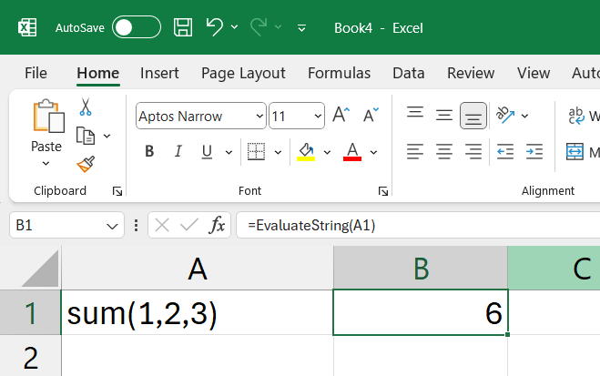 Evaluates String As If It Were A Formula In Excel Pickupbrain Be Smart 2822
