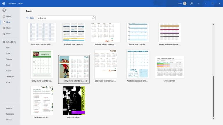 Create Your Own Personalize Yearly Calendar in Microsoft Word: A Step ...